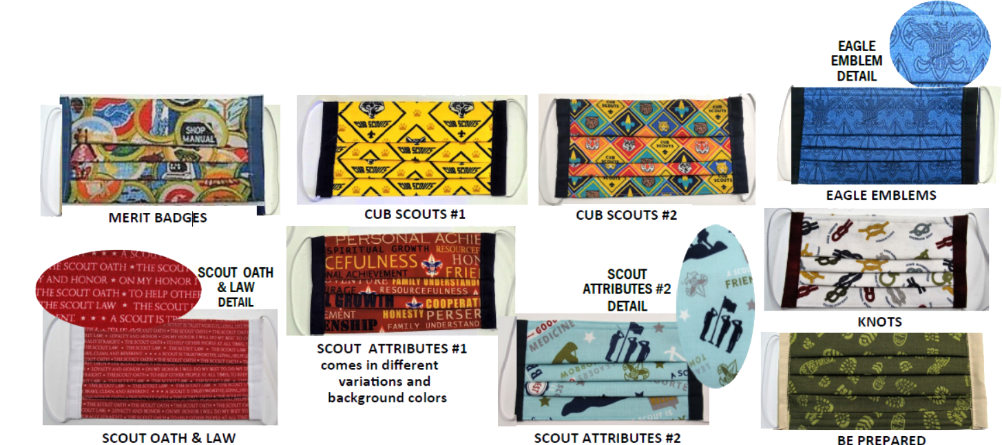 Scout Themed Mask Order